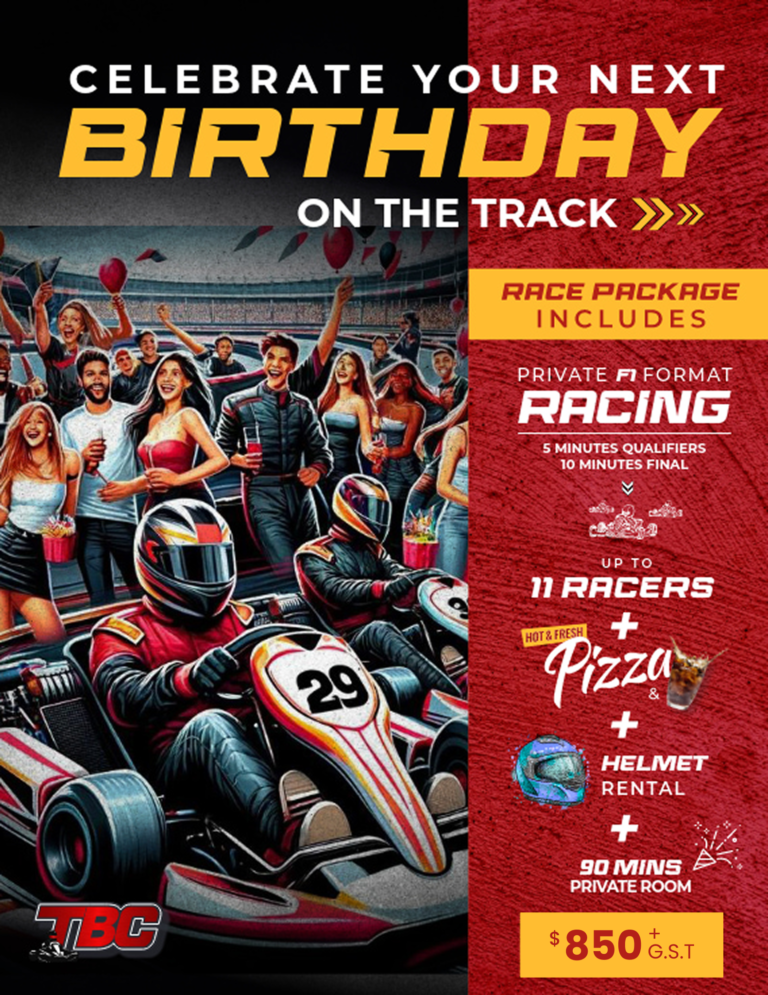 Birthday Packages - TBC Indoor Kart Racing